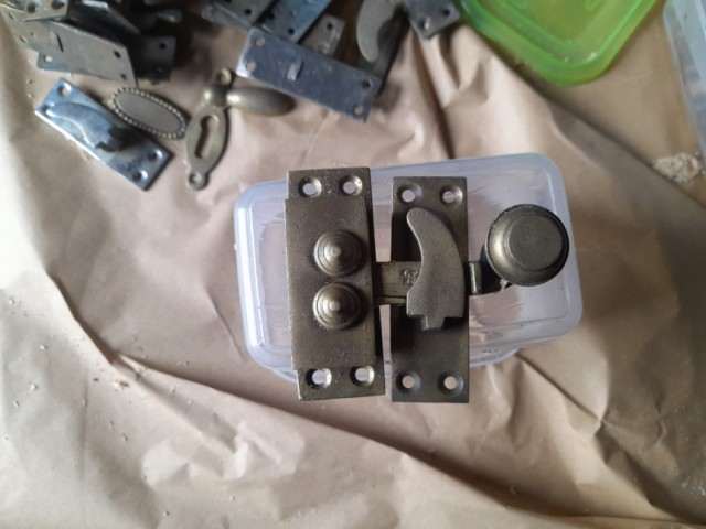 Antique & Reclaimed Vintage Brass Window Latches- SalvoWEB UK