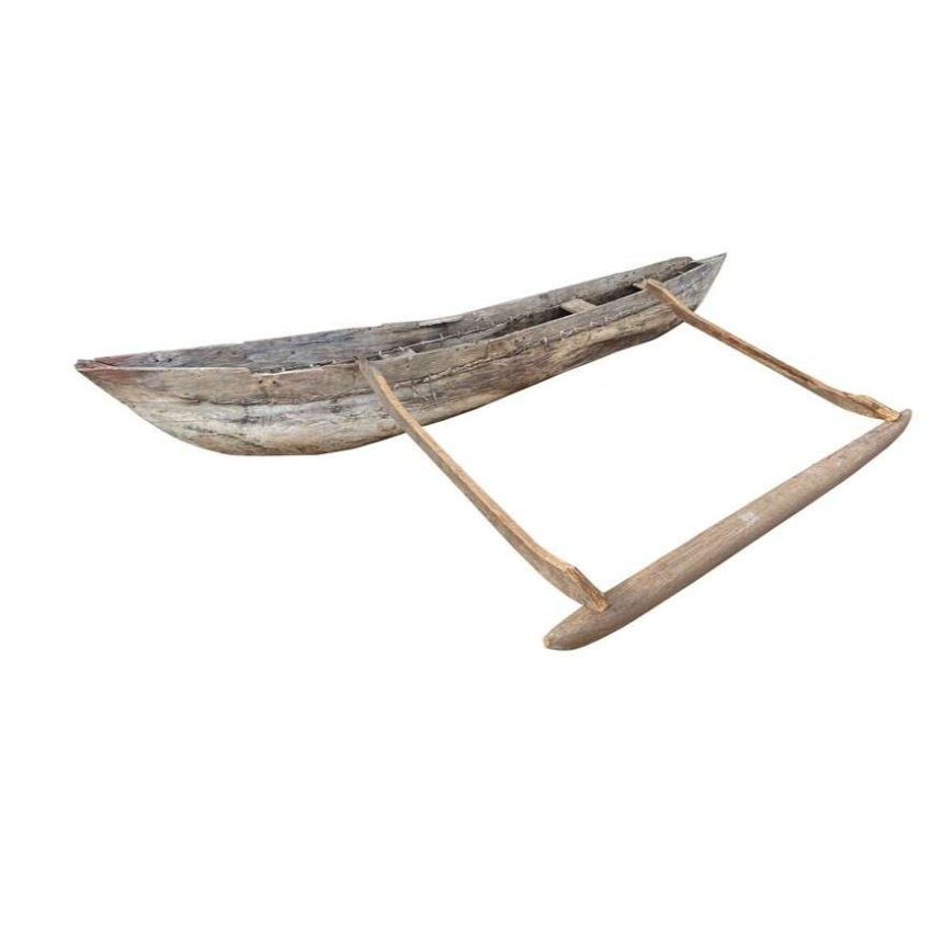 Antique & Reclaimed Antique Old Sri Lankan Oruwa Outrigger Canoe ...