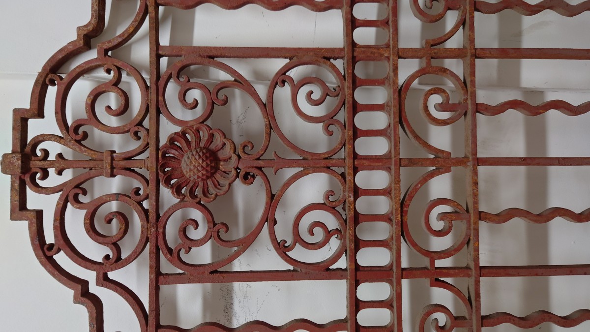 Antique Iron Gate Designs Antique Small Wrought Iron Double Swing
