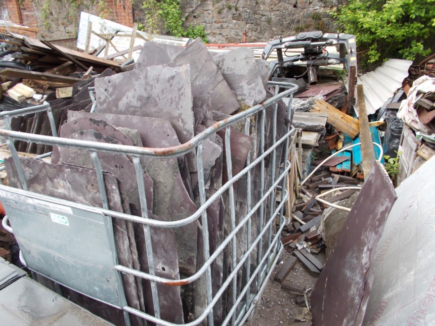 Antique & Reclaimed Welsh Reclaimed Random Roof Slates- SalvoWEB UK