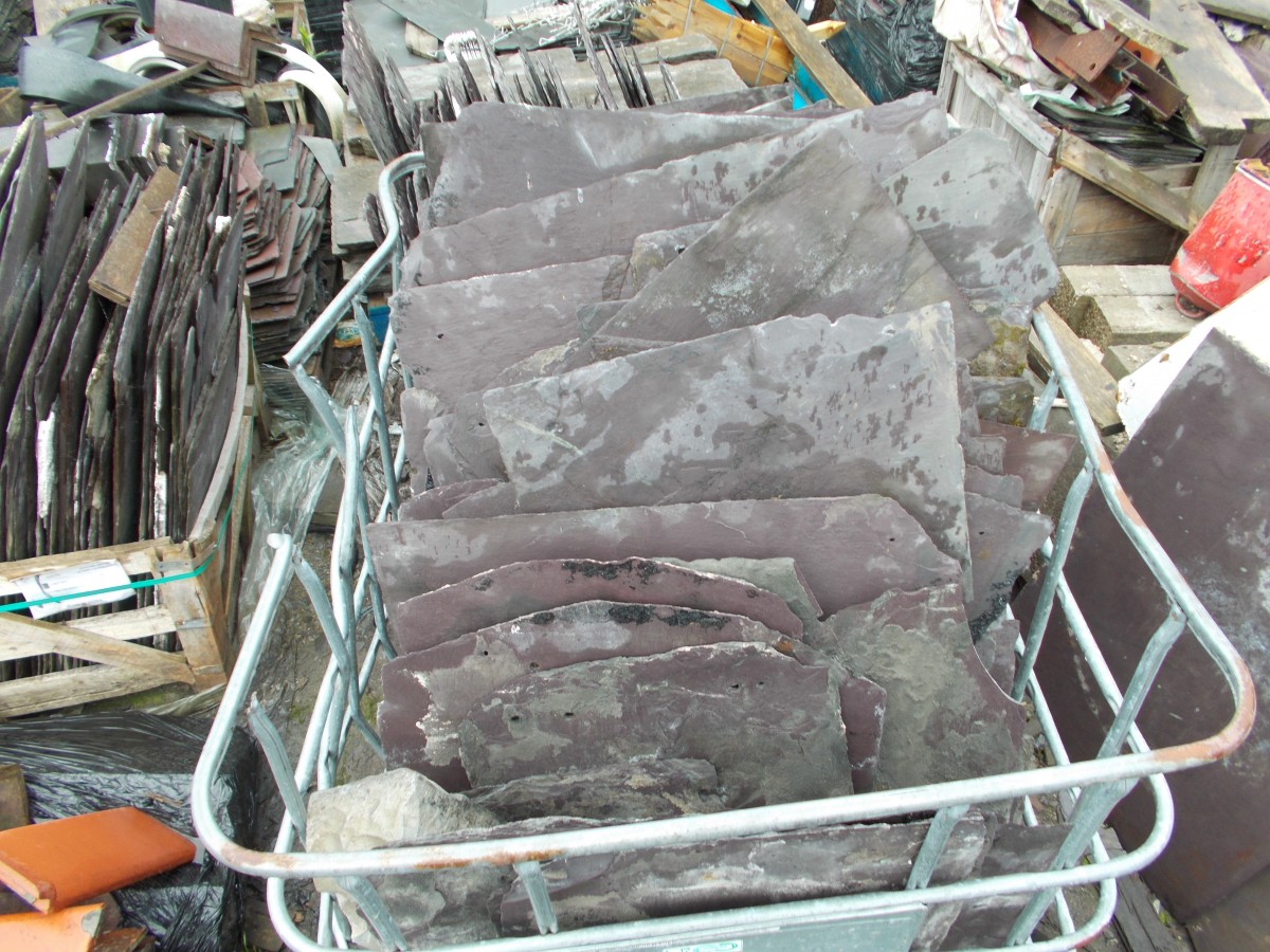 Antique & Reclaimed Welsh Reclaimed Random Roof Slates- SalvoWEB UK