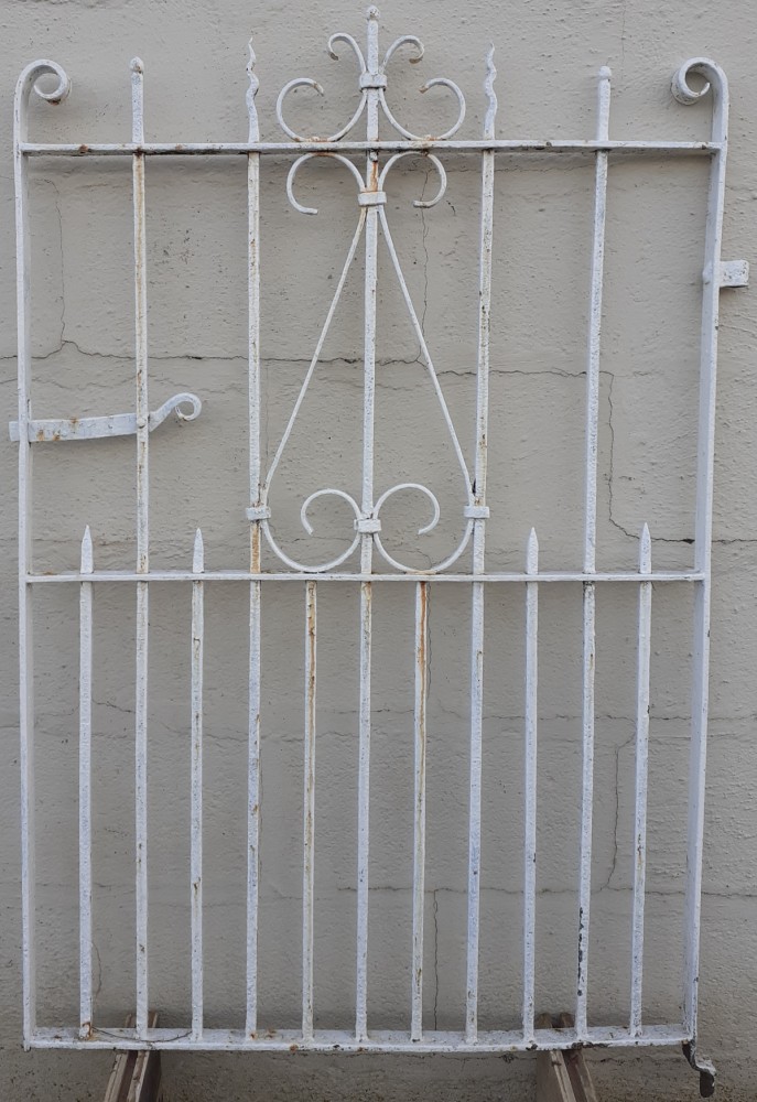 Antique & Reclaimed Victorian wrought iron garden gate with matching ...