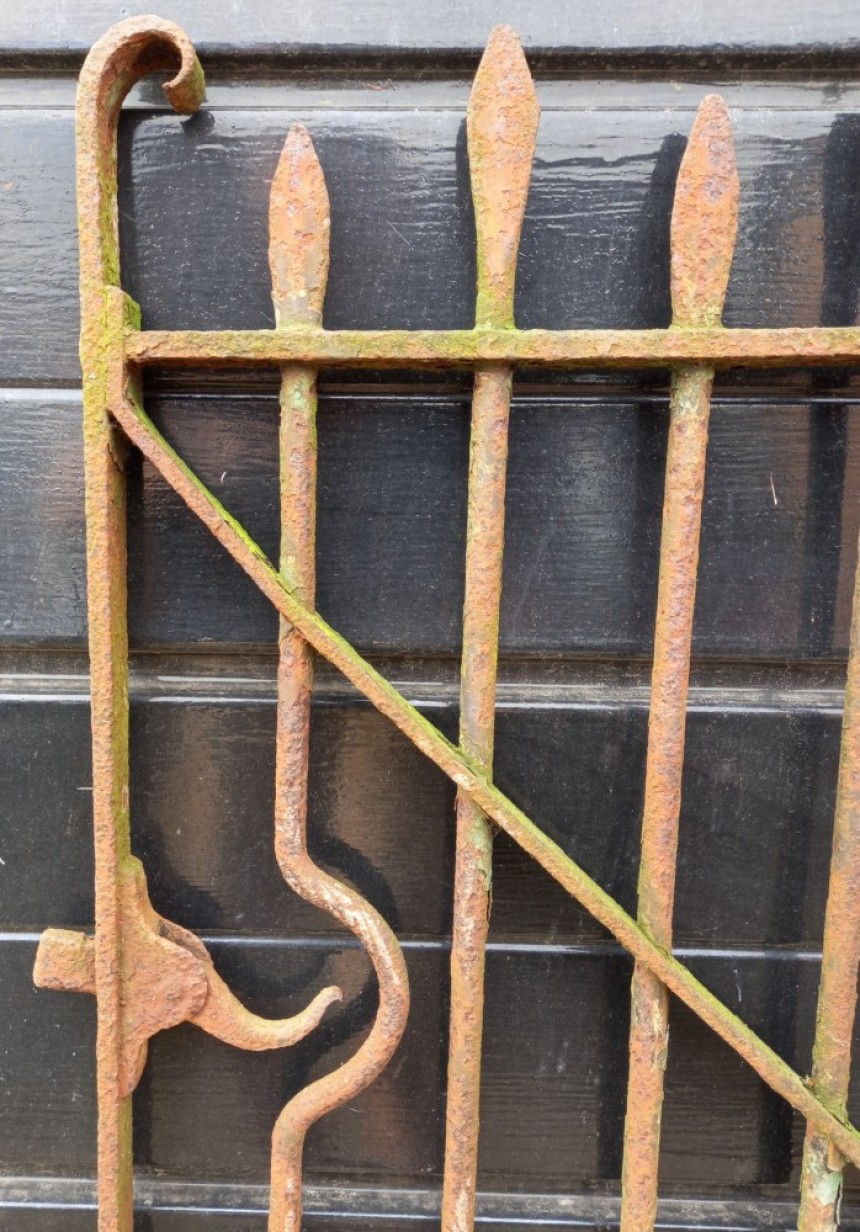Antique & Reclaimed A 19th century wrought iron pedestrian gate ...