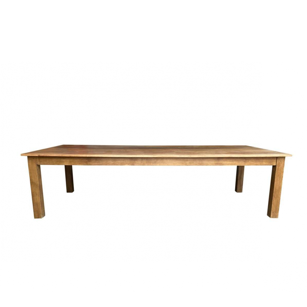 Antique & Reclaimed Large Original Antique Oak Reclaimed Kitchen Dining ...