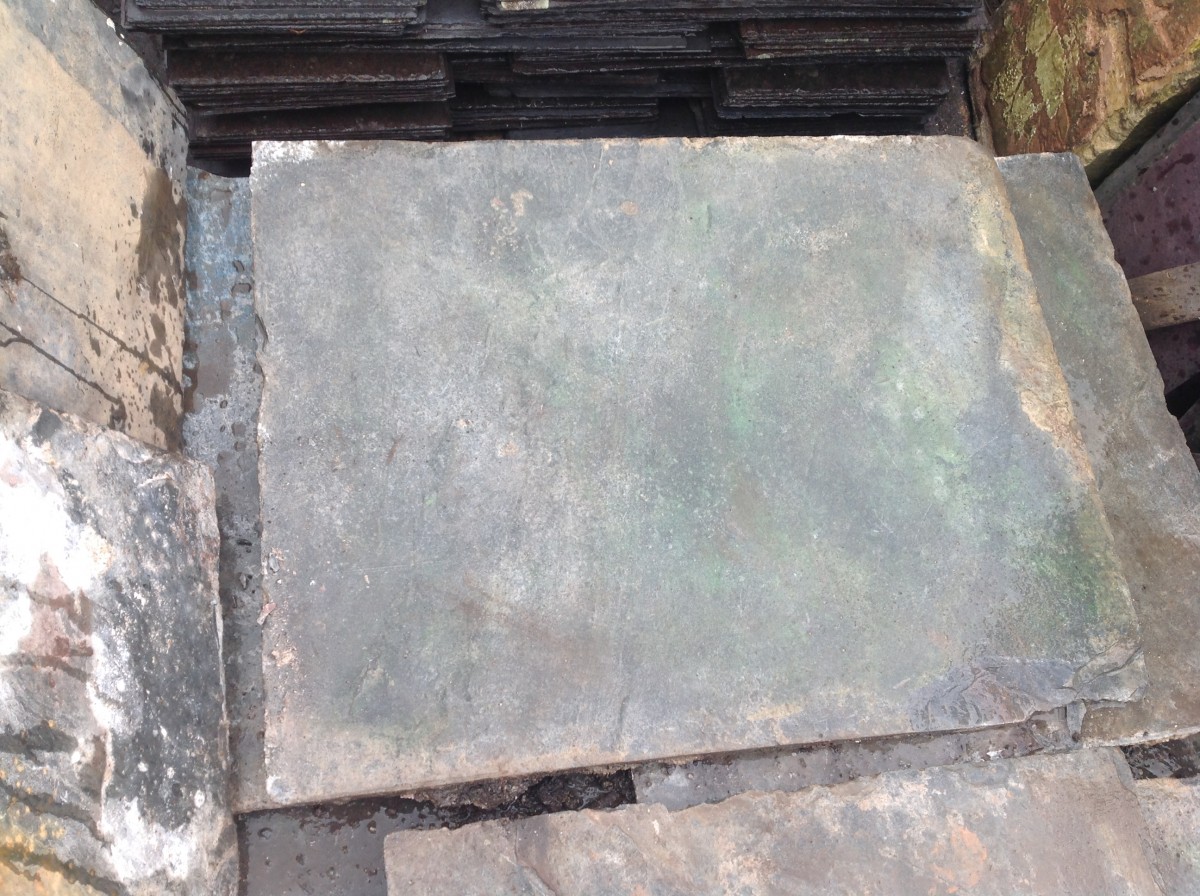 Antique & Reclaimed Reclaimed Delabole Slate Slabs Flagstones- SalvoWEB UK