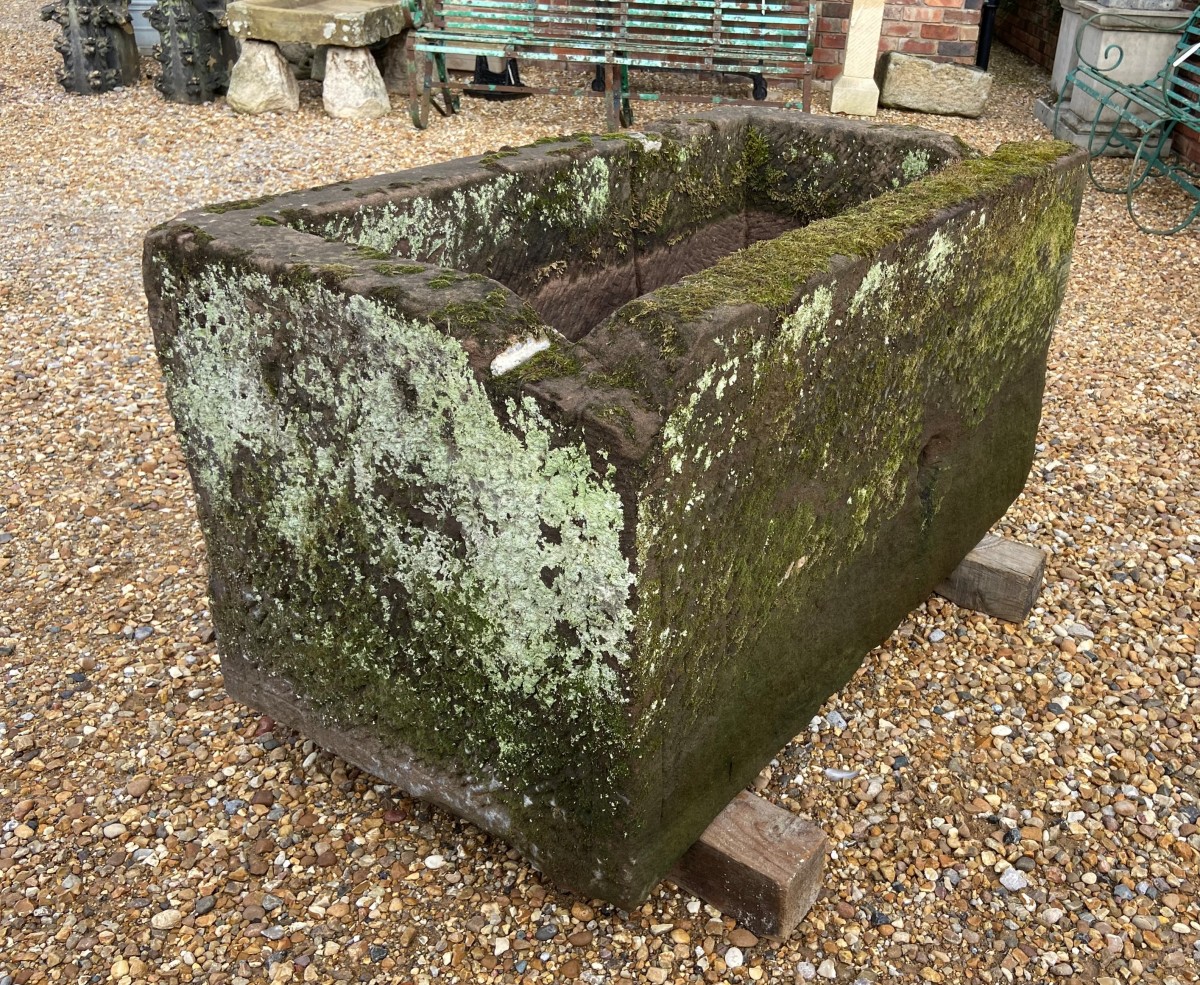 Antique & Reclaimed listings Antique English Hand Carved Stone Garden ...