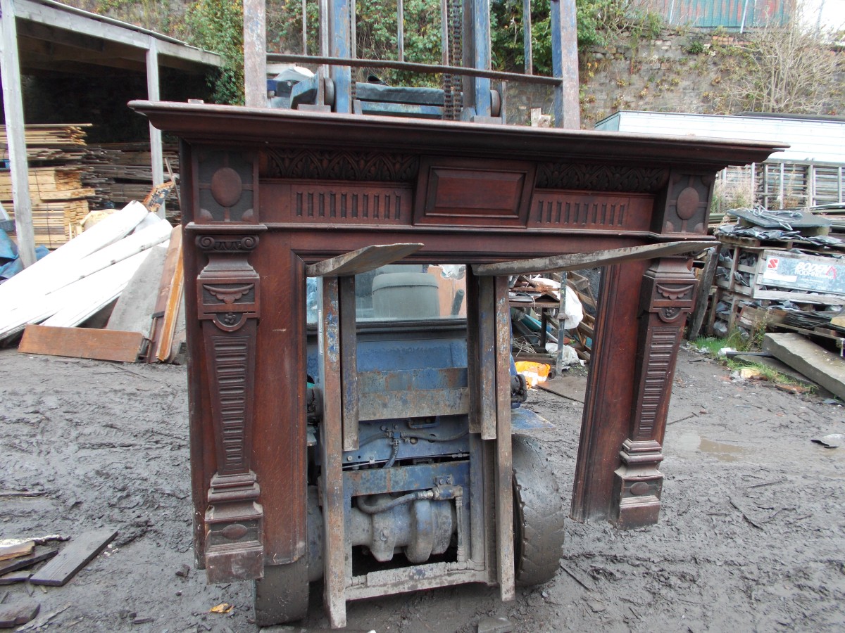 Antique & Reclaimed wood fire surround - SalvoWEB UK