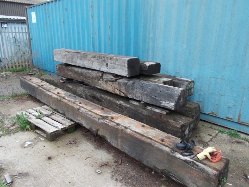 Antique & Reclaimed Huge Timber Beams- SalvoWEB UK