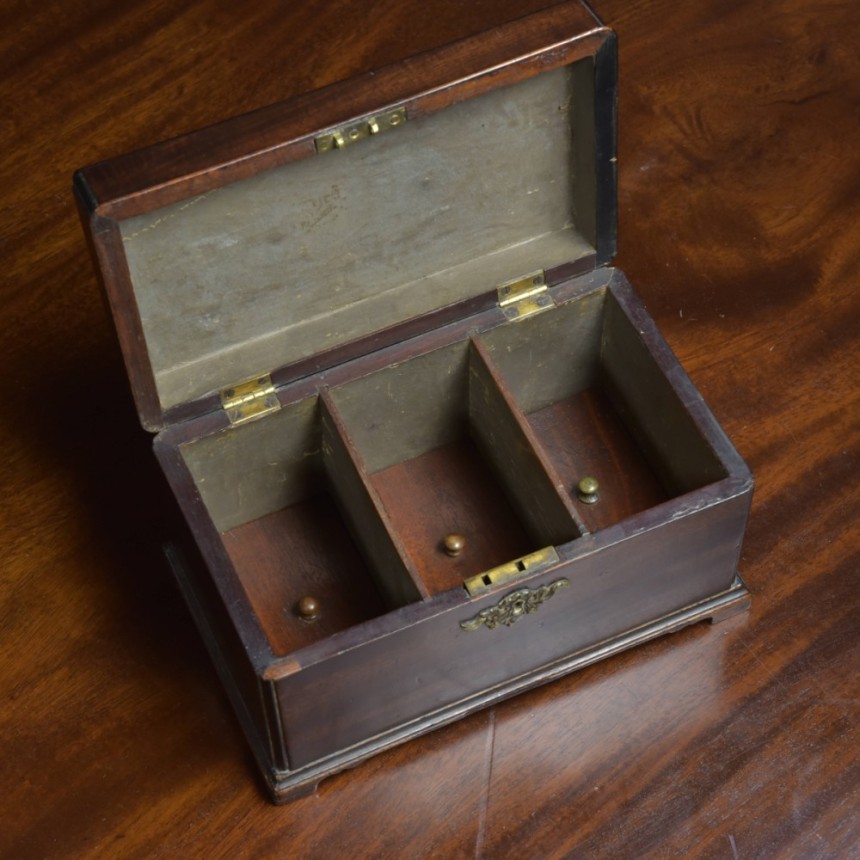 Antique & Reclaimed Georgian Tea Caddy- SalvoWEB UK