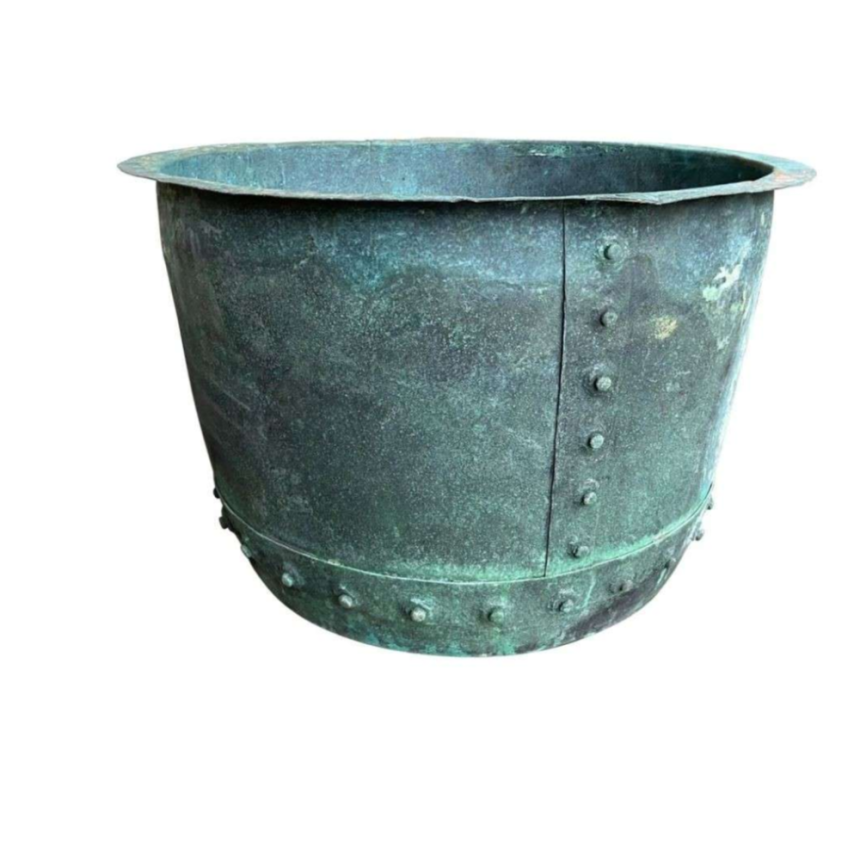 Antique & Reclaimed A Reclaimed Victorian Copper Riveted Garden Planter ...