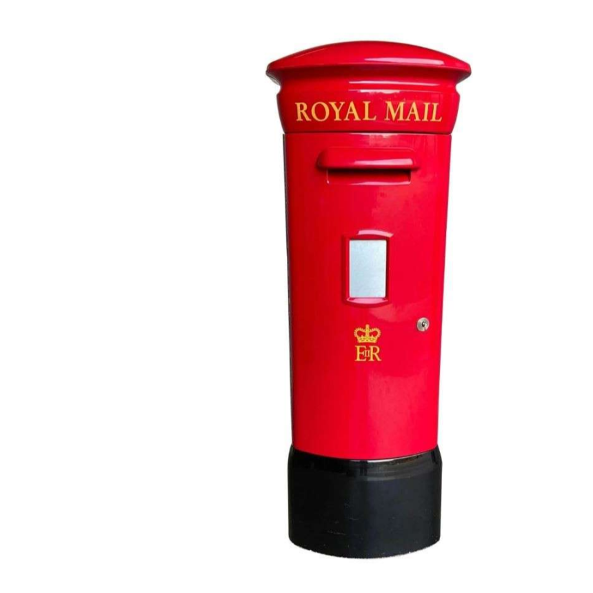 Antique & Reclaimed Red Royal Mail Fibre Glass 'ER II' Original Pillar ...