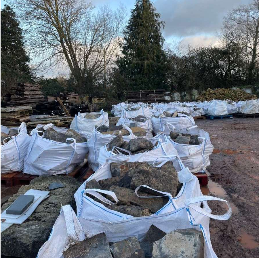 Antique & Reclaimed Reclaimed Blue Lias building stone- SalvoWEB UK