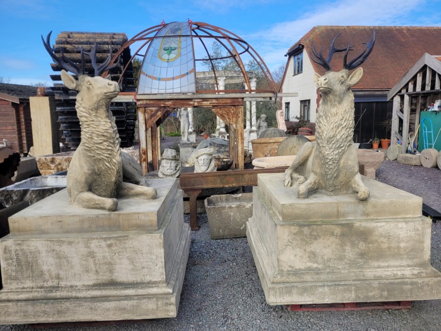 New & Repro New: Pair of stags- SalvoWEB UK