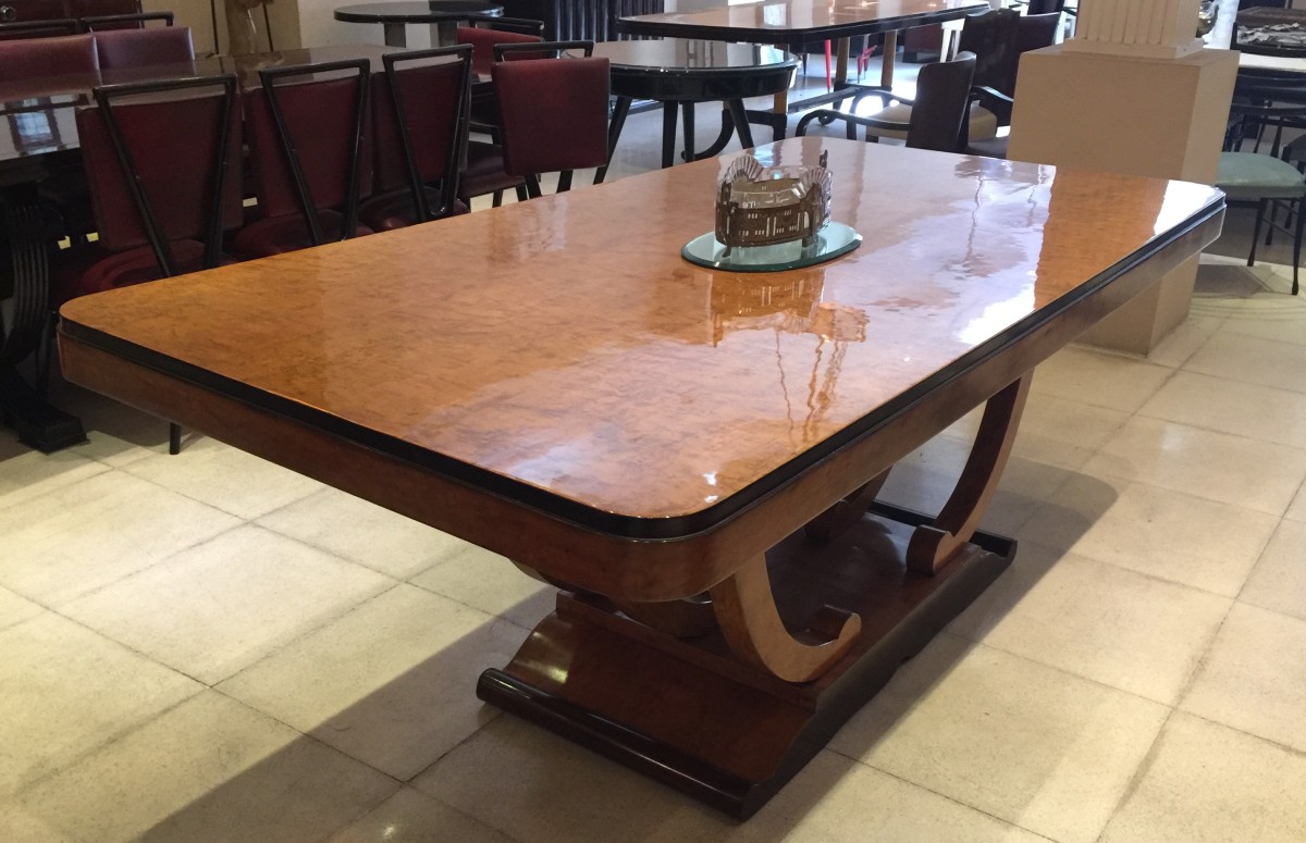 Antique & Reclaimed Dining Room Table, Style: Art Deco, 1920 '8 People ...
