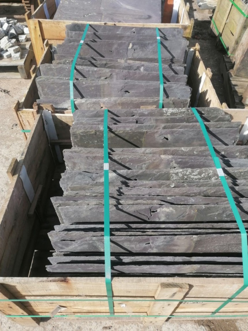 Antique & Reclaimed Reclaimed Ton Slates / Tonners Roof Renovation ...