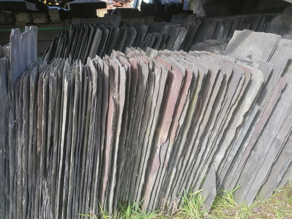 Antique & Reclaimed Reclaimed Ton Slates / Tonners Roof Renovation ...