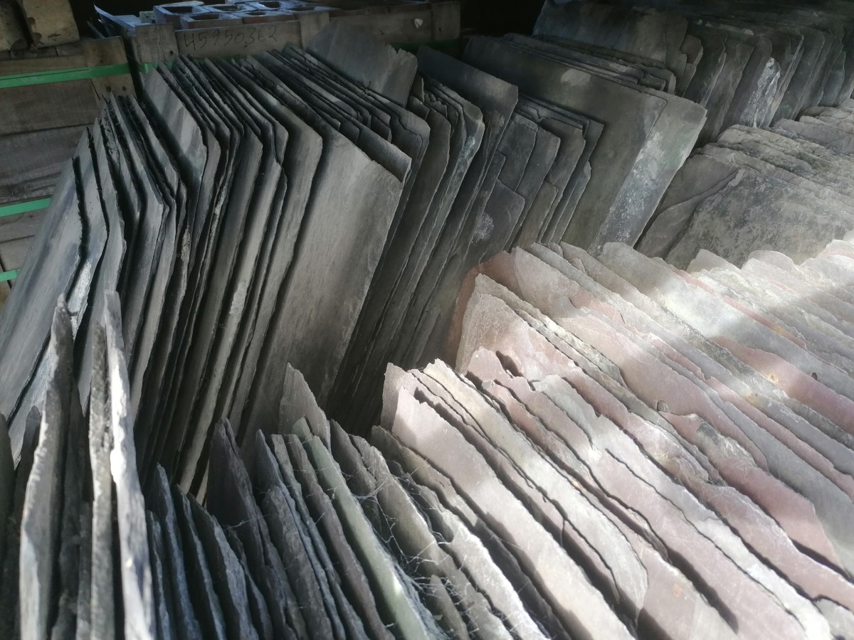 Antique & Reclaimed Reclaimed Ton Slates / Tonners Roof Renovation ...