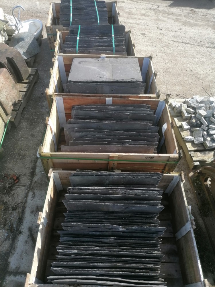 Antique & Reclaimed Reclaimed Ton Slates / Tonners Roof Renovation ...