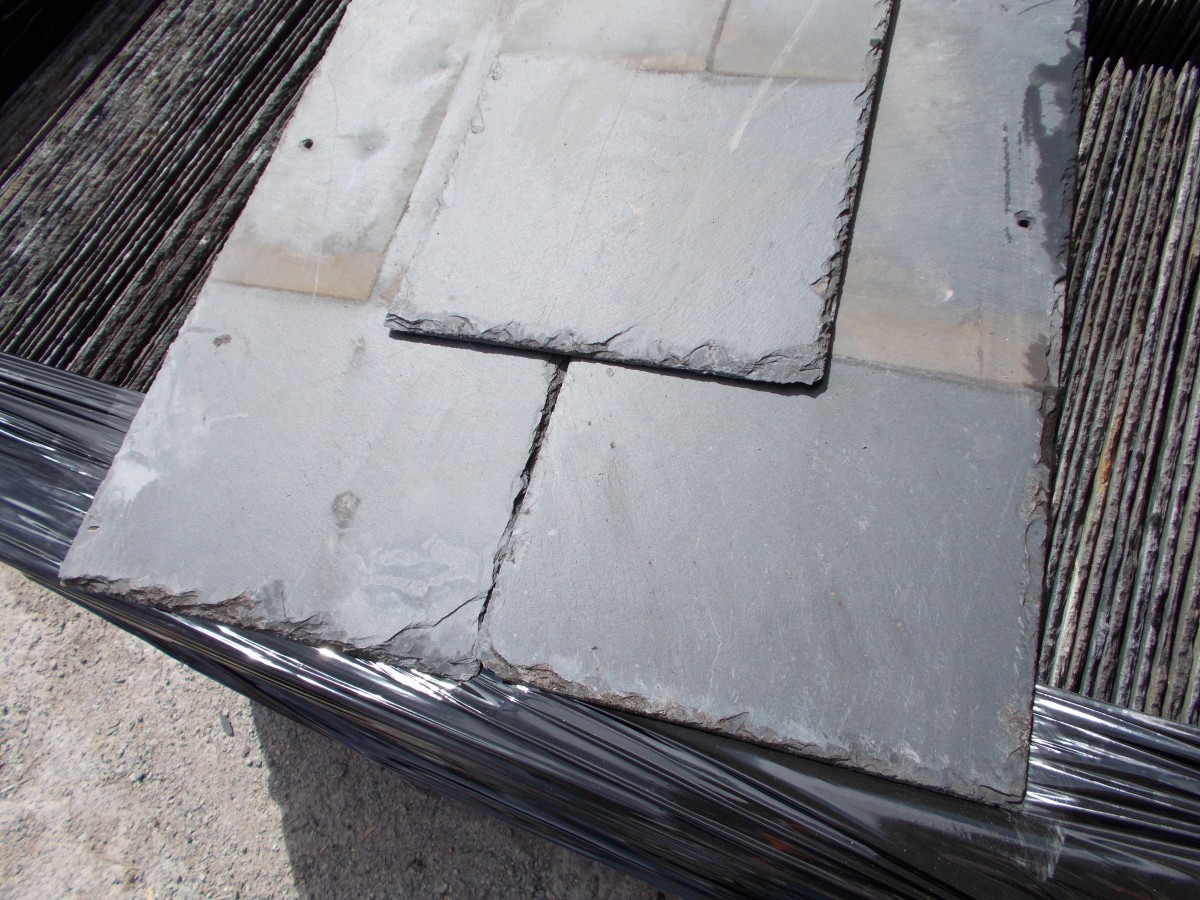 Antique & Reclaimed Reclaimed roof slates 20"x10" , natural roof slates ...