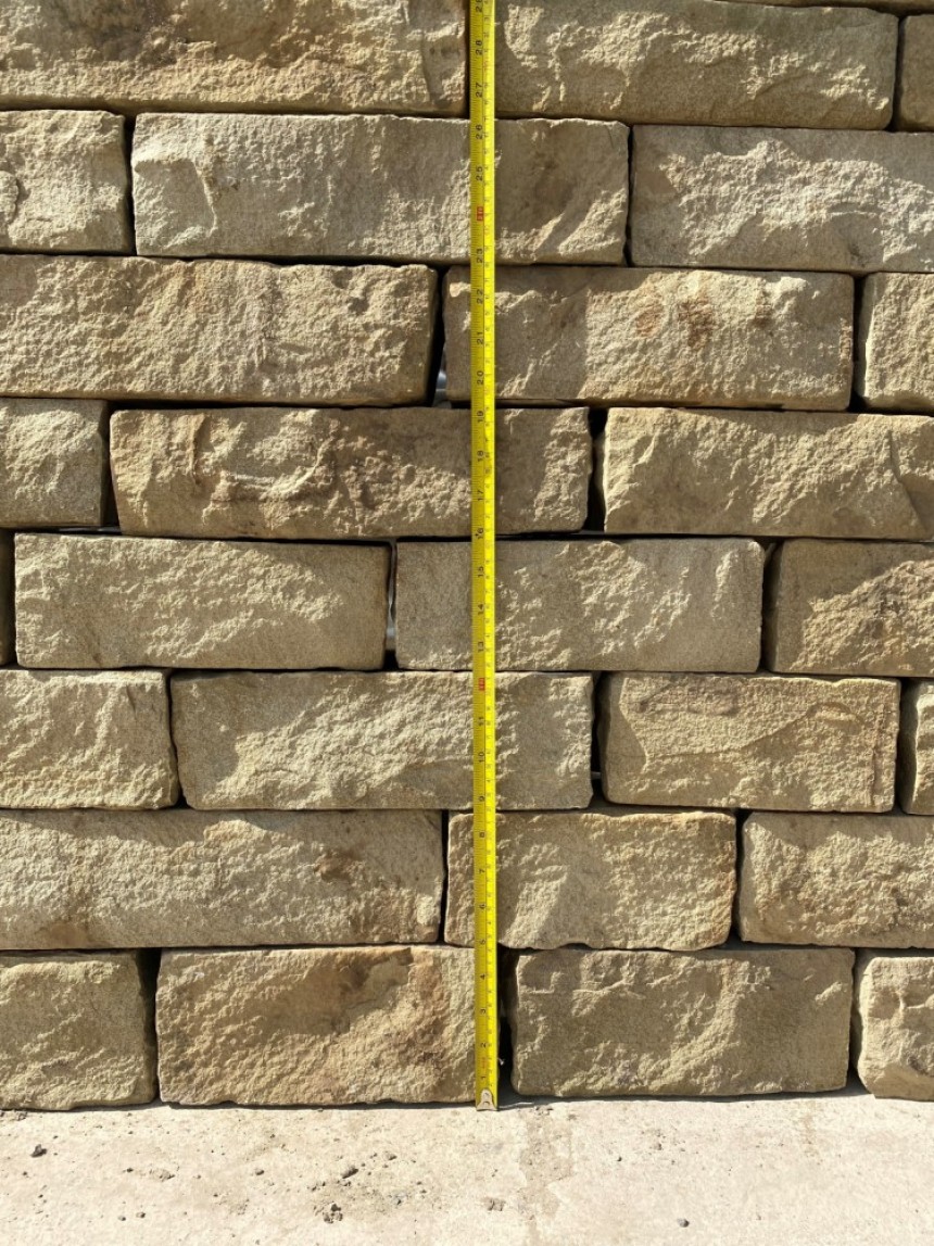 New & Repro New Delph Walling Stone Coursed to 0.25 inch- SalvoWEB UK