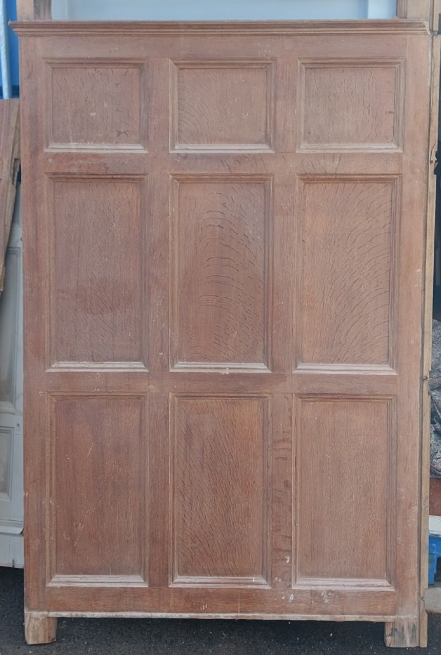 Antique & Reclaimed 28m 6ft 1920s solid oak panelling- SalvoWEB UK
