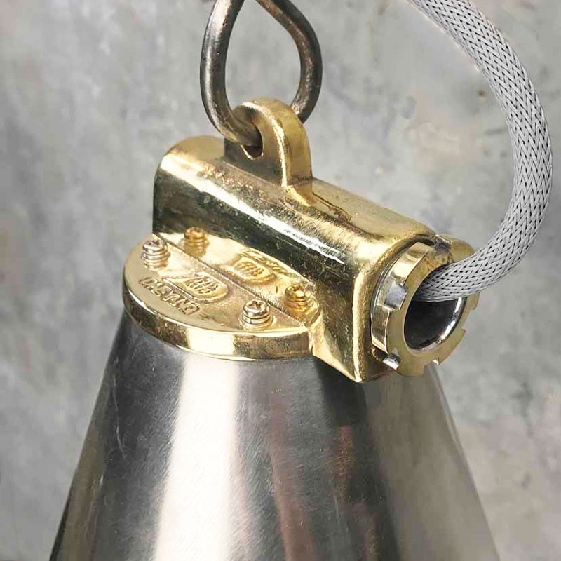 Antique & Reclaimed Stainless Steel Ceiling Light by Daeyang- SalvoWEB UK