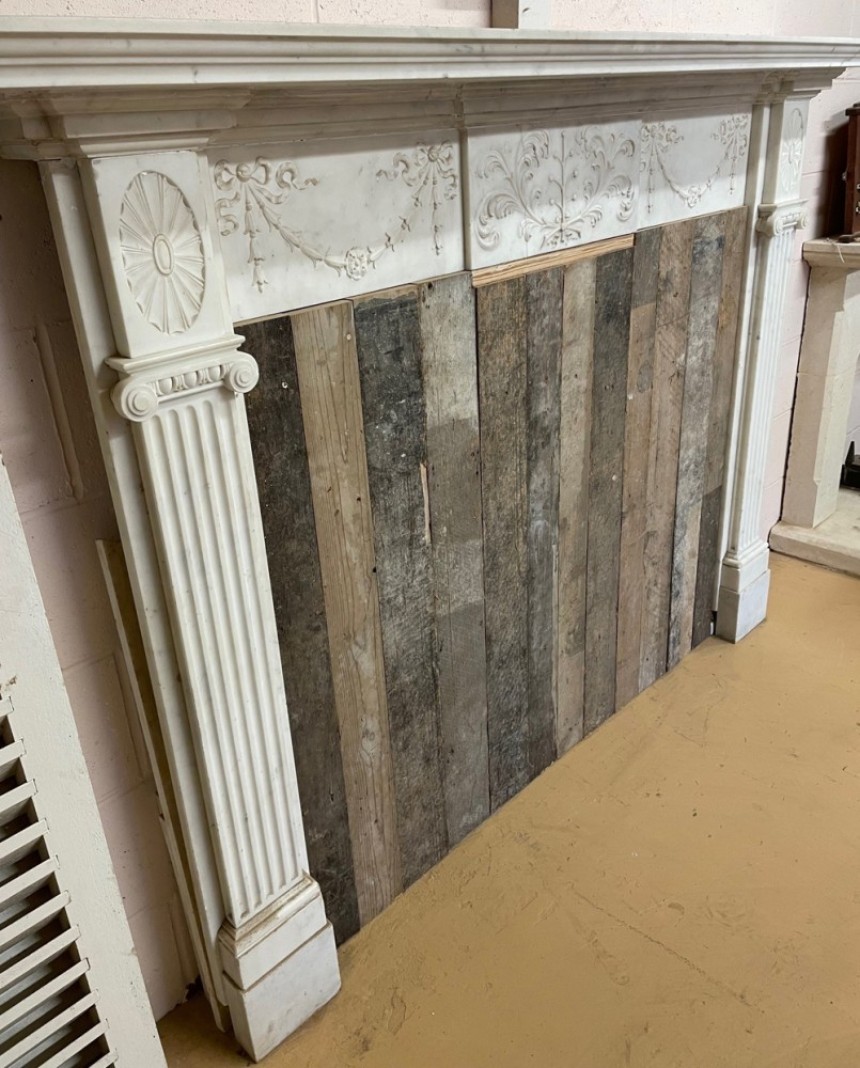Antique & Reclaimed Marble Regency Fire Surround- SalvoWEB UK