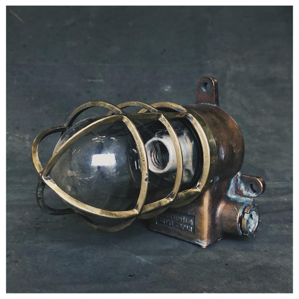 Antique & Reclaimed Kokosha Explosion and Fire Proof Japanese Brass ...