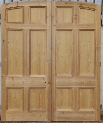 Antique & Reclaimed Arched double doors / room divider- SalvoWEB UK