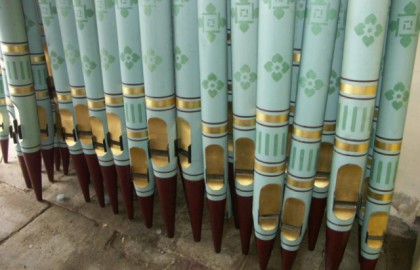 Antique & Reclaimed decorative victorian organ pipes- SalvoWEB UK