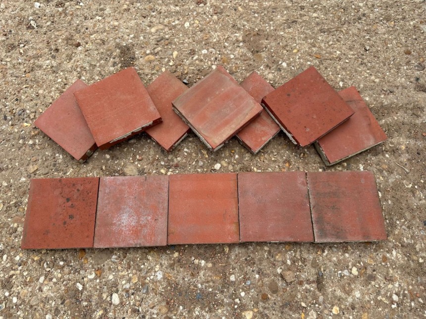 Antique & Reclaimed Reclaimed Victorian Quarry Tiles- SalvoWEB UK