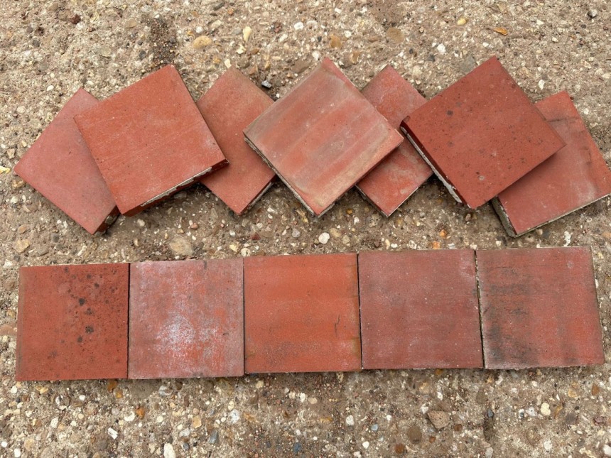 Antique & Reclaimed Reclaimed Victorian Quarry Tiles- SalvoWEB UK