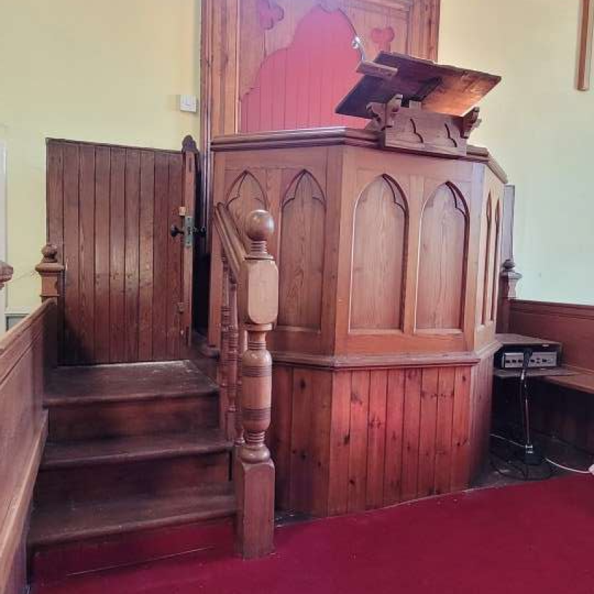 Antique & Reclaimed Church Pulpit and surround - 1800s - Douglas Fir ...