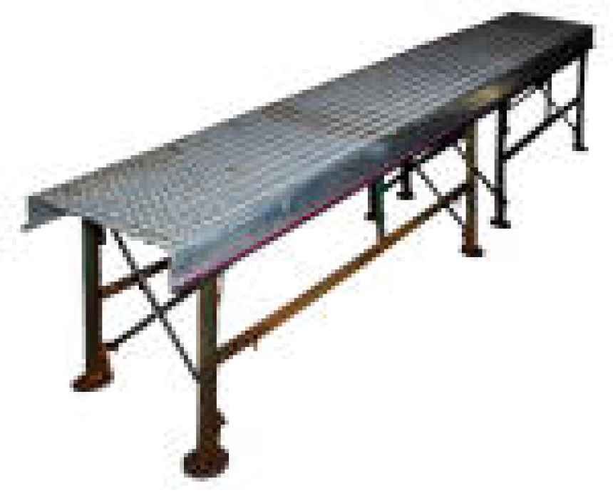 Recraft & Upcycled Industrial work/display table- SalvoWEB Canada