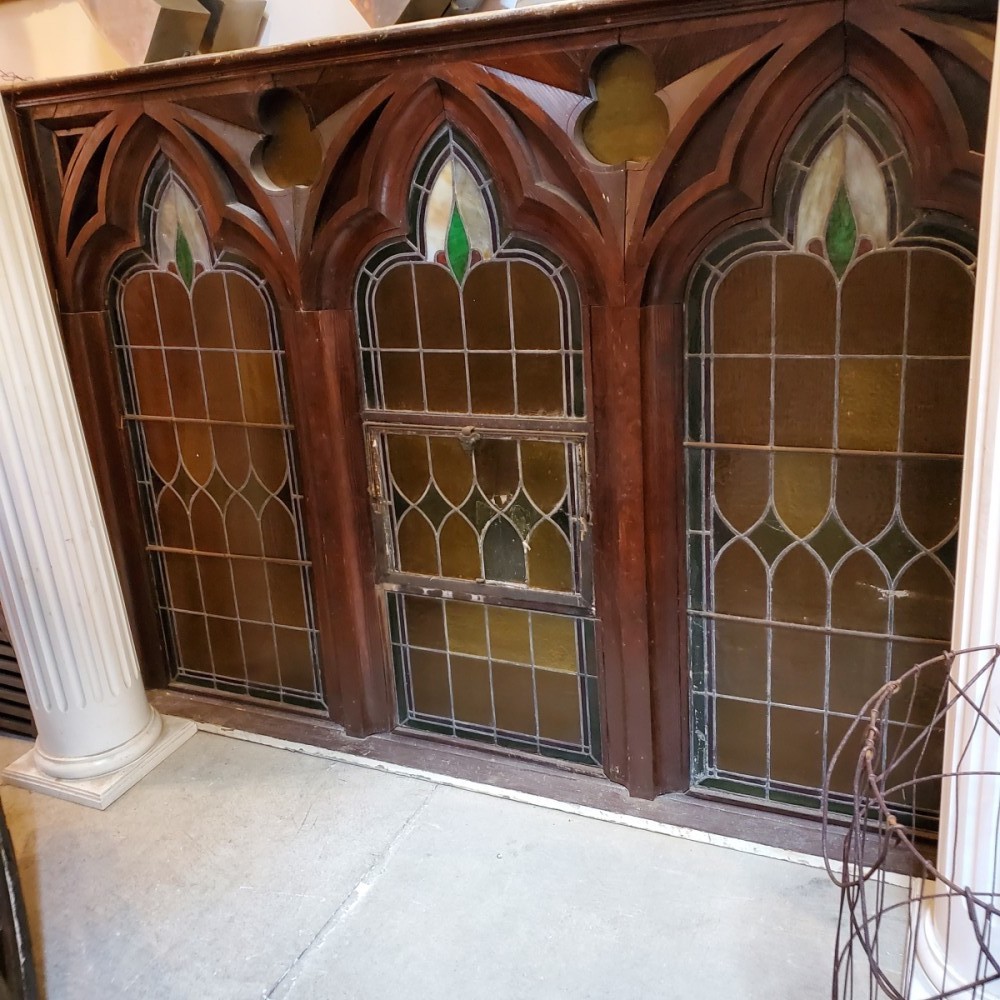 Antique & Reclaimed Stained glass church windows- SalvoWEB Canada