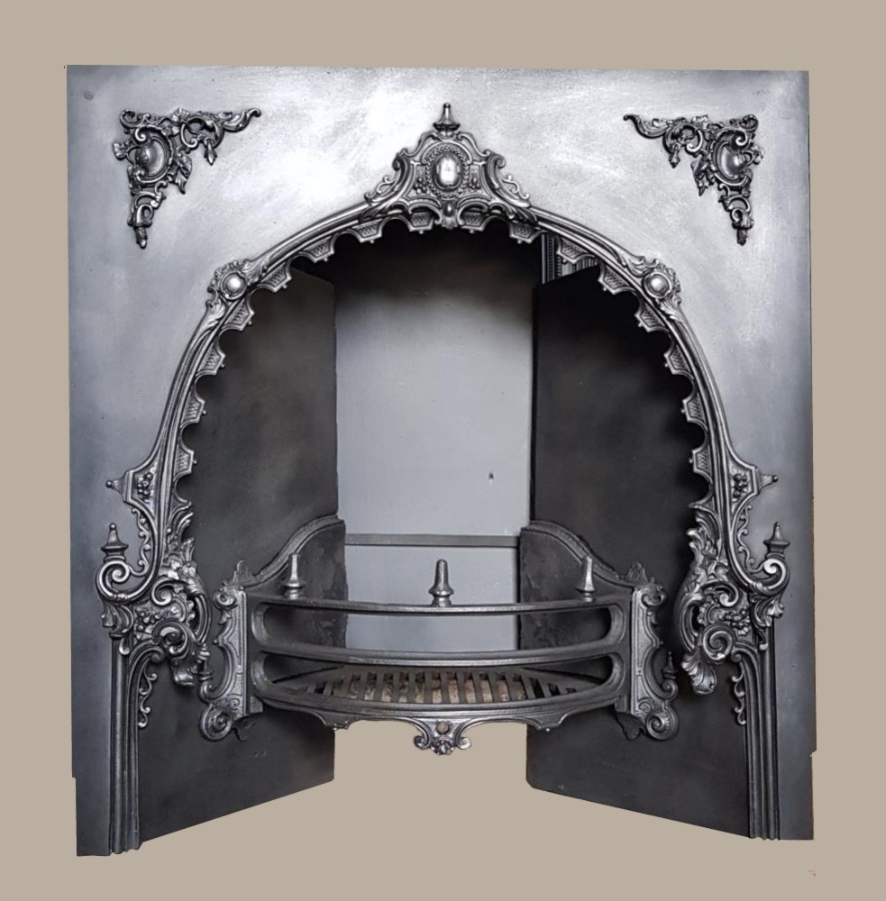 Antique & Reclaimed Antique Victorian Arch Insert register grate ...