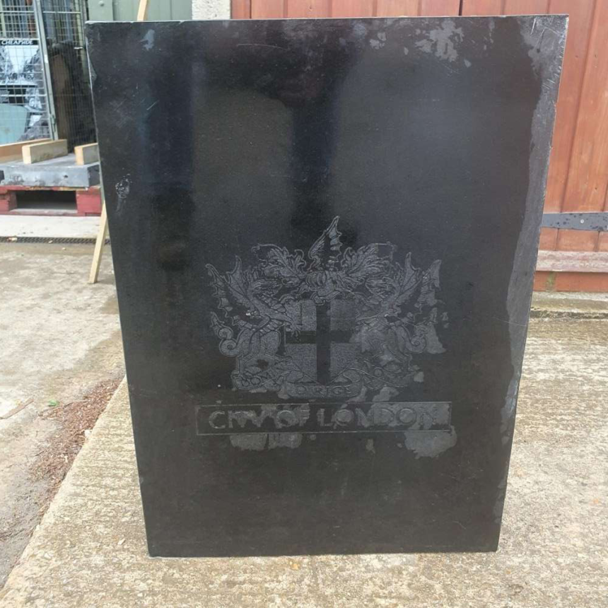 Antique & Reclaimed City of London – Black or Grey Granite Block ...