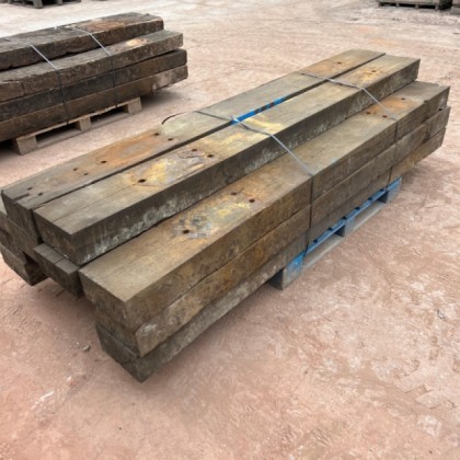 Antique & Reclaimed Reclaimed Oak Timber Railway Sleeper - Grade AA ...