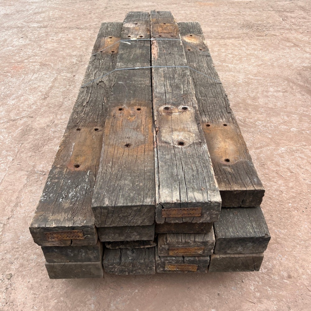 Antique & Reclaimed Reclaimed Oak Timber Railway Sleeper - Grade B ...