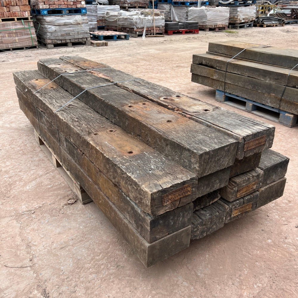 Antique & Reclaimed Reclaimed Oak Timber Railway Sleeper - Grade B ...