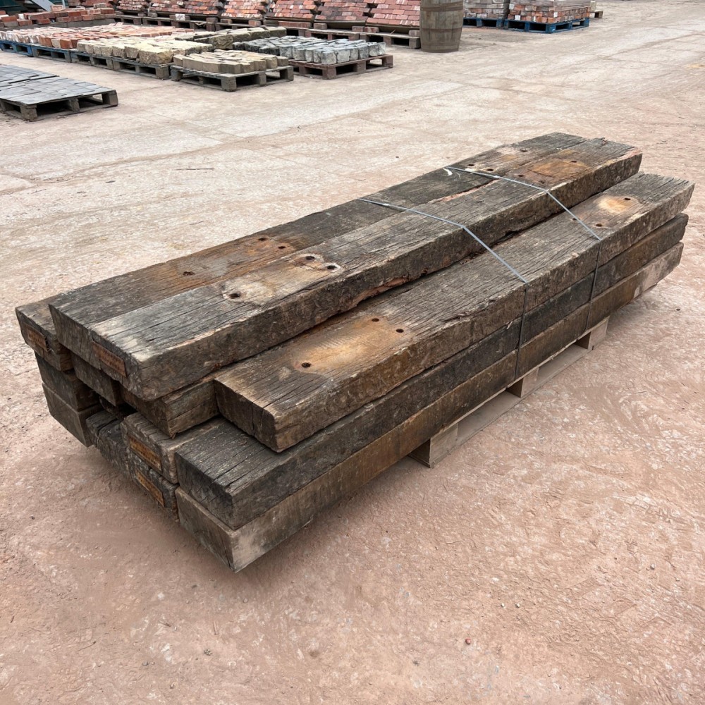 Antique & Reclaimed Reclaimed Oak Timber Railway Sleeper - Grade B ...
