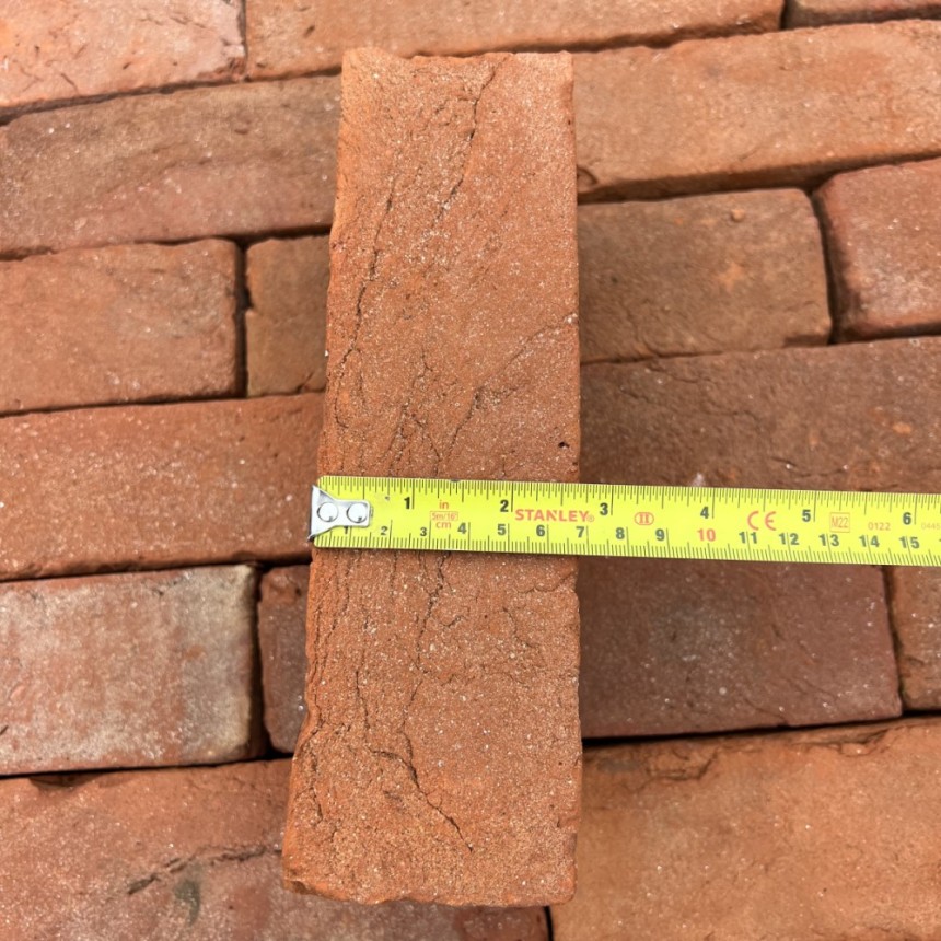 Antique & Reclaimed Reclamation 68mm Premium Soft Red Rubber Handmade ...