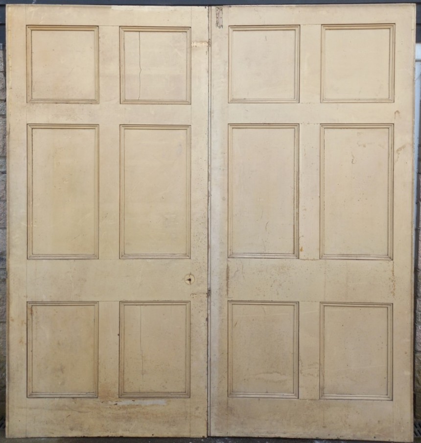 Antique & Reclaimed Georgian double doors / room divider- SalvoWEB UK