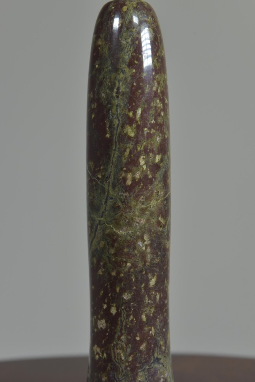 Antique & Reclaimed Cigar Column Cornish Serpentine Lamp- SalvoWEB UK
