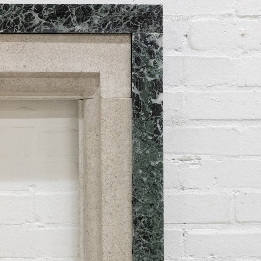 Antique & Reclaimed Early 20th Century Portland Stone & Verdi Marble ...