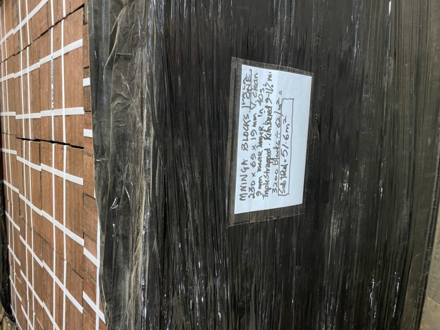 Antique & Reclaimed Mninga Parquet - reclaimed Rare- SalvoWEB UK