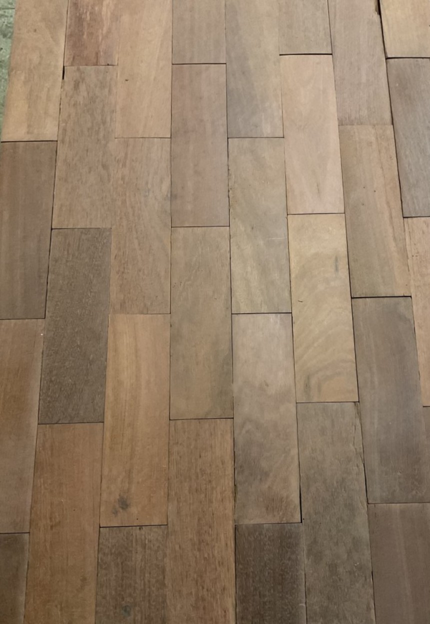 Antique & Reclaimed Mninga Parquet - reclaimed Rare- SalvoWEB UK