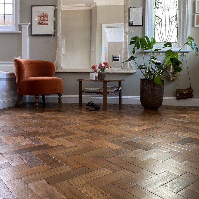 Antique & Reclaimed Mninga Parquet - reclaimed Rare- SalvoWEB UK