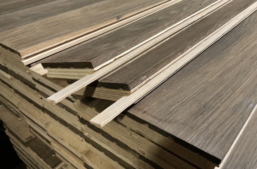 Antique & Reclaimed Black Oak Engineered Boards - also available as ...