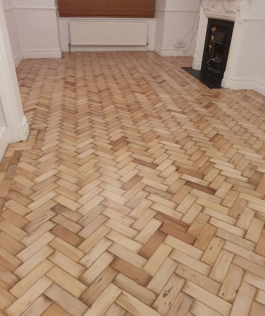 Antique & Reclaimed Reclaimed Maple Parquet Flooring- SalvoWEB UK